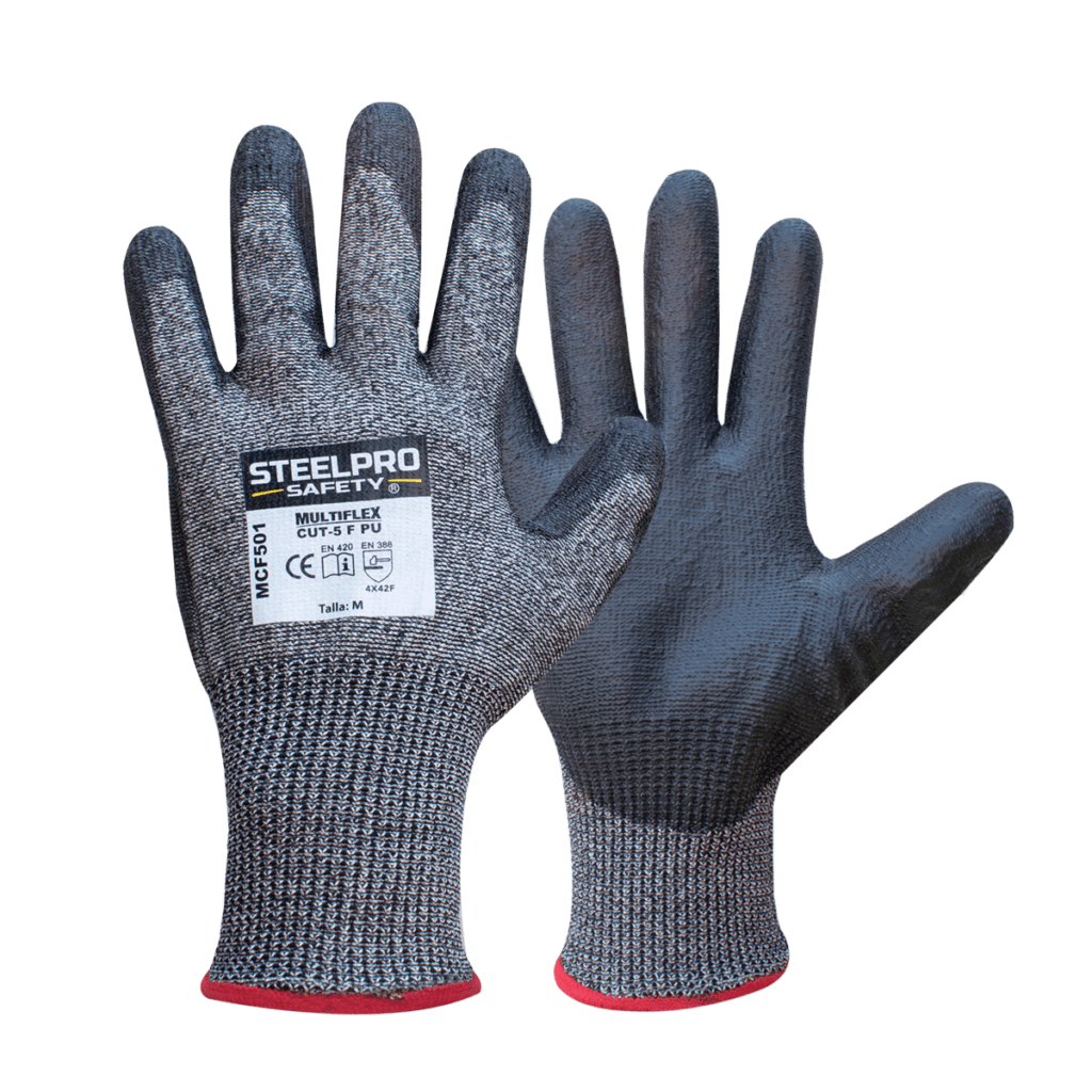 Guante Multiflex MCF501 Cut-5 F PU – Grupo H y M