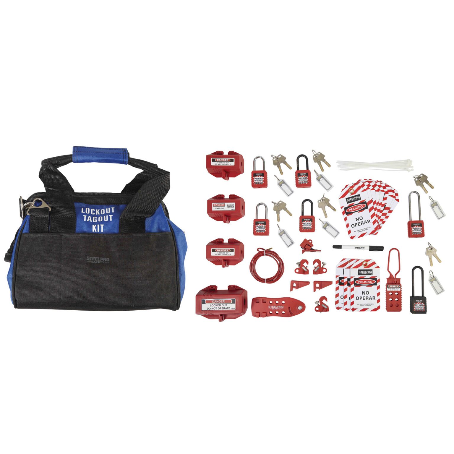 Kit lock out tag out personal contratista – Grupo H y M